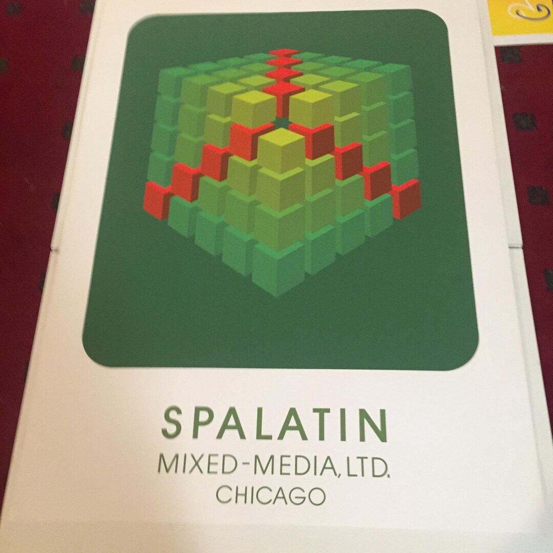 Original Large-scale Op-art Serigraph Gallery Poster; Marko Spalatin ...