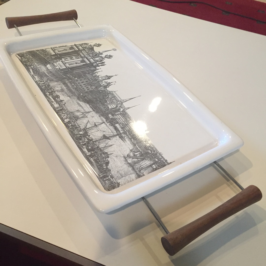 Vintage Corning Ware Serving Tray Neo-classical Style - Etsy