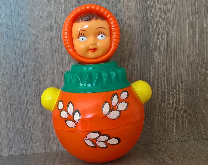 Damaged Russian Roly Poly Doll Nevalyashka Ding Doll - Etsy