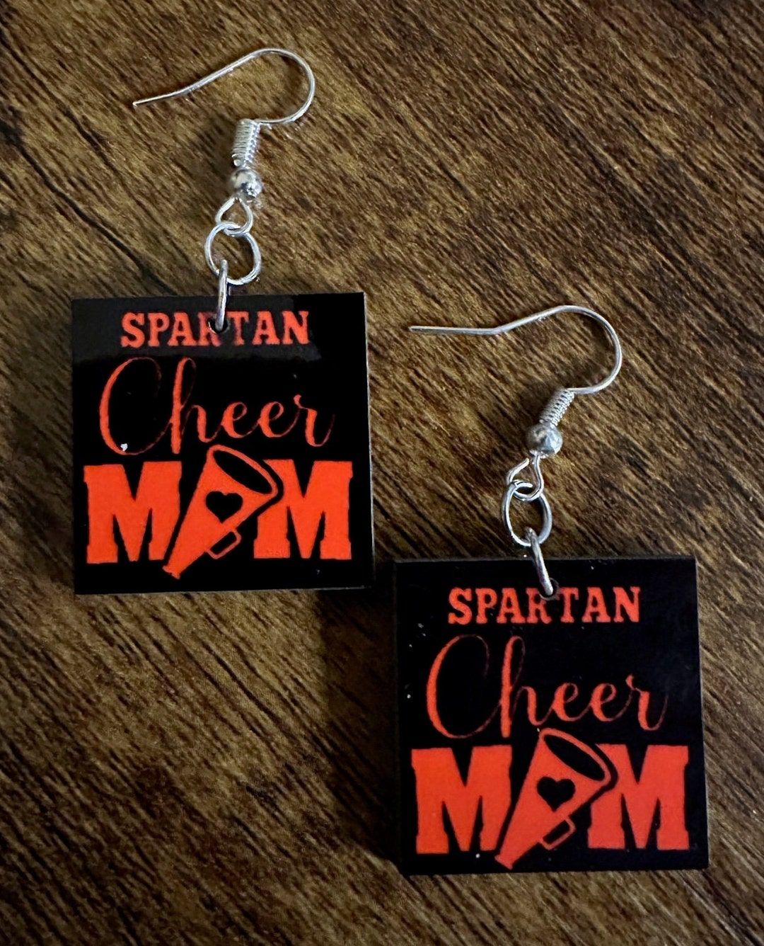 Cheer Mom Earrings, Earrings for Cheer Moms, Cheerleader Mom Jewelry ...