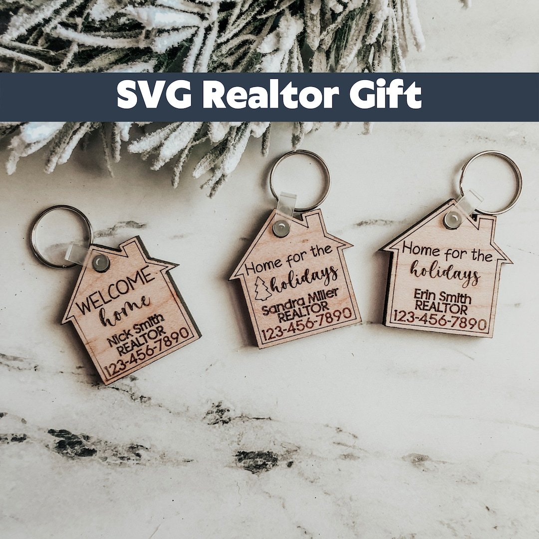 SVG Realtor Keychain Bundle SVG Welcome Home Keychain SVG - Etsy