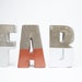 Concrete Letters Large Concrete Letters Concrete Alphabet Concrete ...