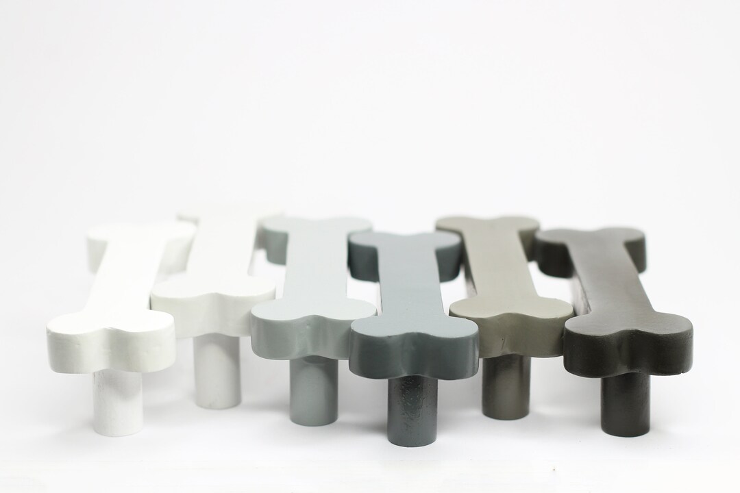 Large 4in Bone Cabinet Handle | Large Bone Knob | Dog Bone Handle ...