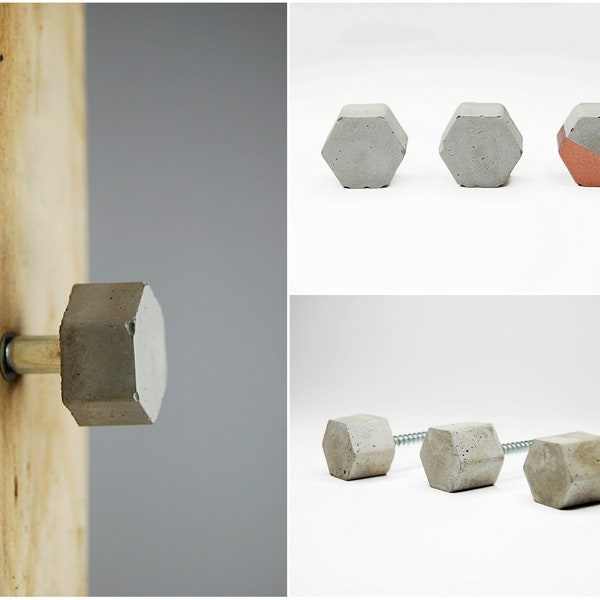 Hexagon Knobs - Etsy UK