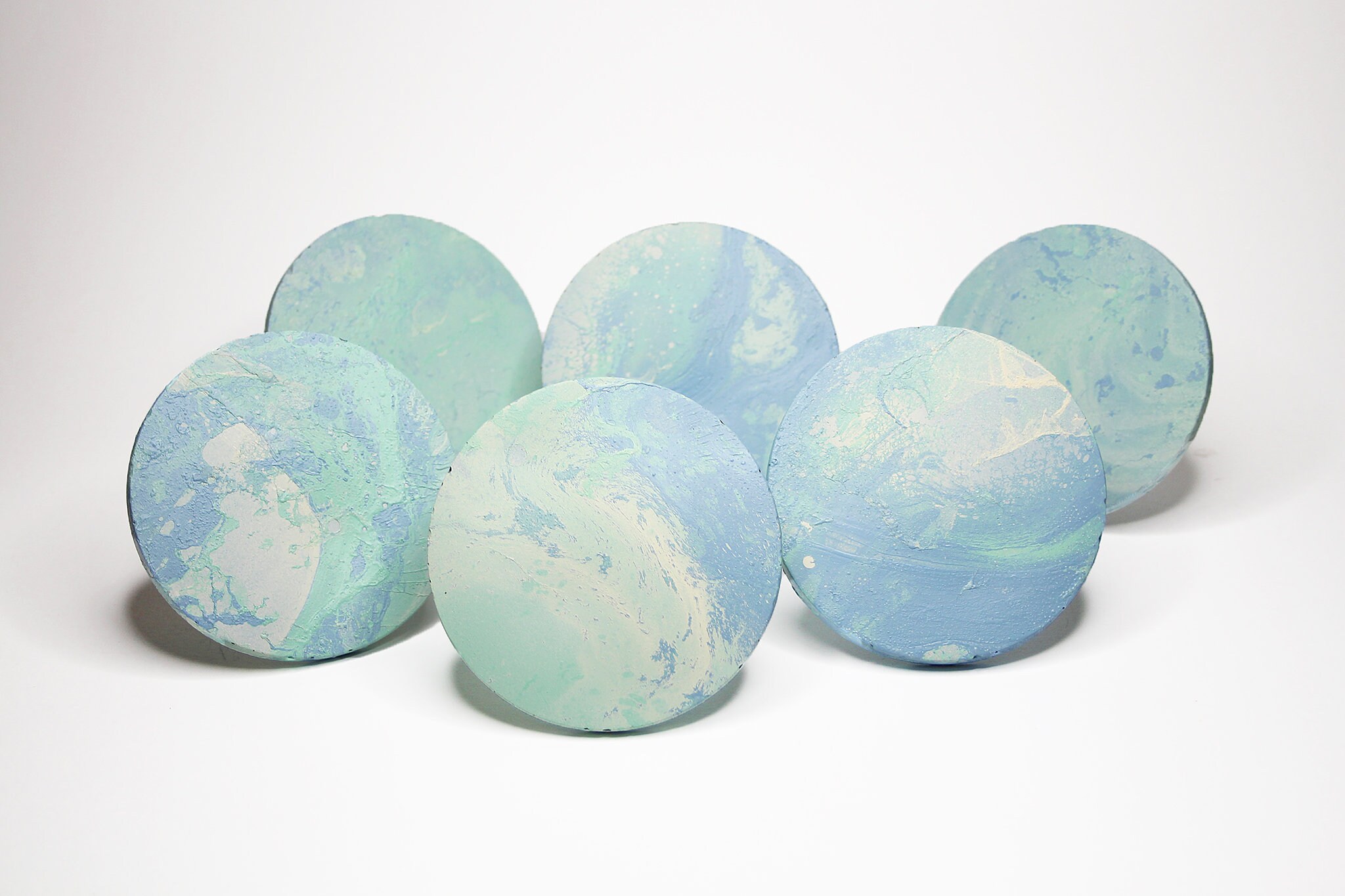 Blue Cabinet Knob | Extra Large Cabinet Knob | XL Knobs| Extra Large Knobs | Knobs | Concrete ...