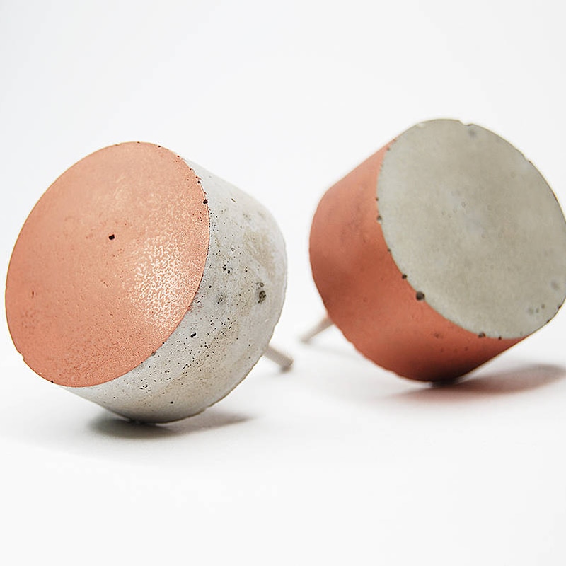 Concrete Knobs - Etsy