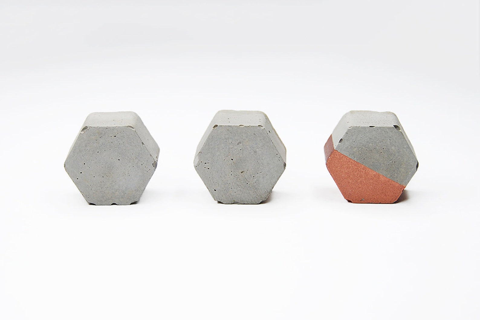 Hexagon Knobs Concrete Knobs Bouton De Meuble Hexagon - Etsy