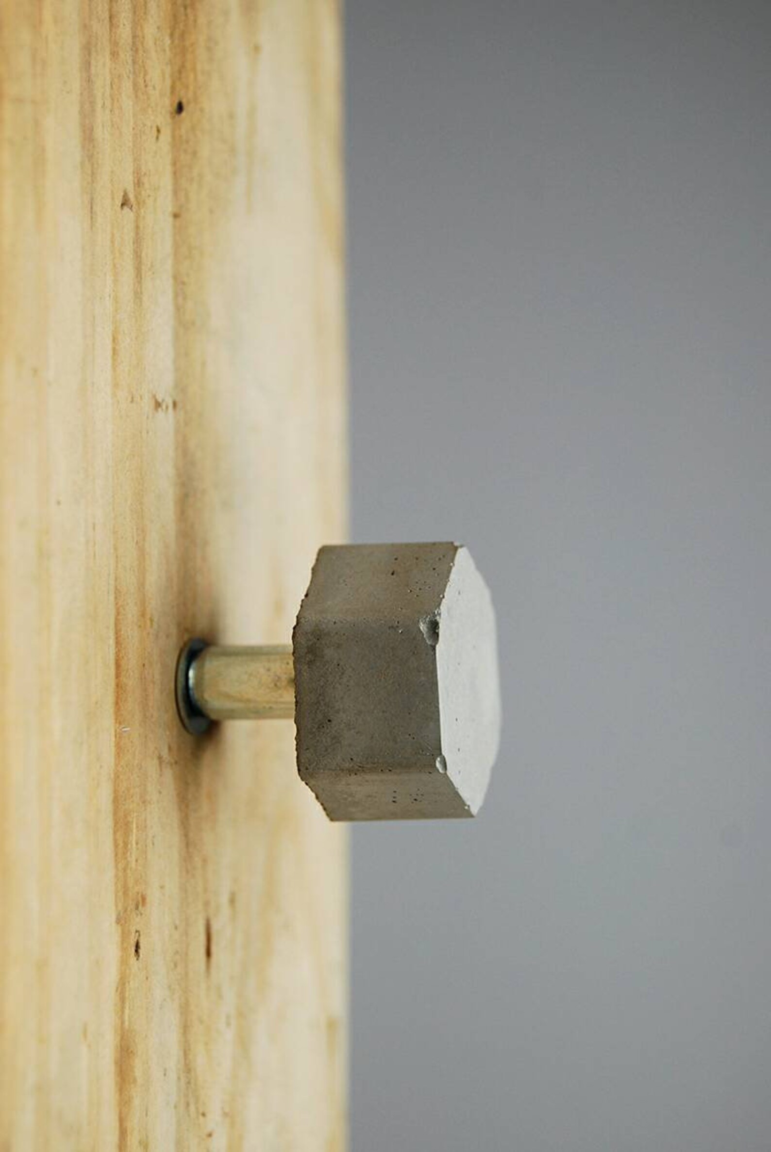 Hexagon Knobs Concrete Knobs Bouton De Meuble Hexagon - Etsy