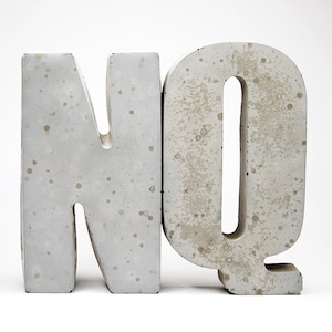 Concrete Letters Gift Set | Large Concrete Letters | Concrete Letters ...