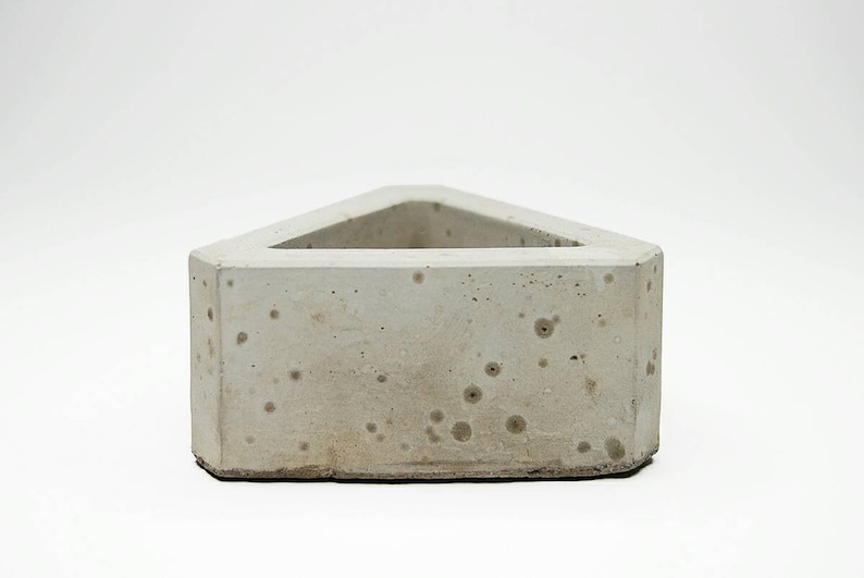 Tiny Triangle Concrete Succulent Planter Concrete Succulent - Etsy