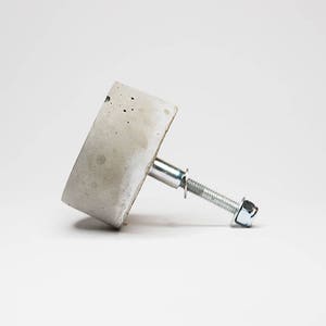 Concrete Knobs | Gold Cabinet Knobs | Copper Cabinet Knobs | Half Painted Cabinet Knobs ...