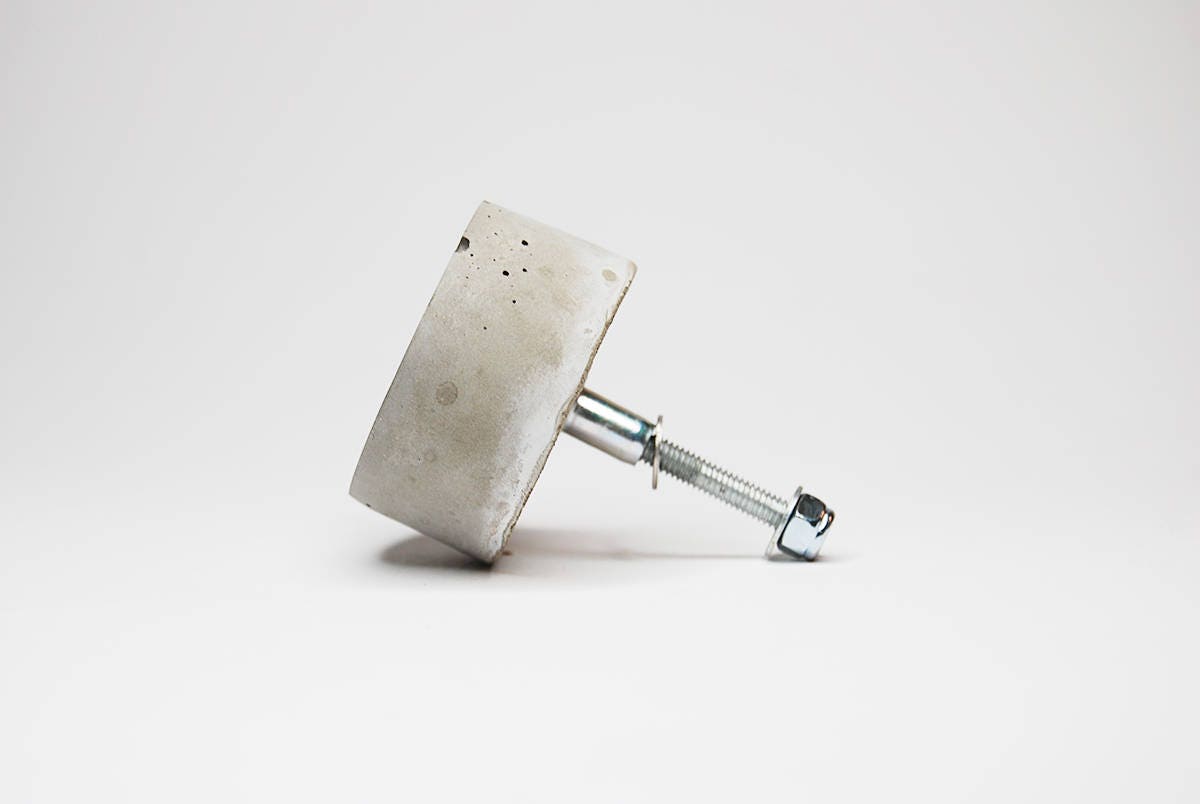 Concrete Knobs Gold Cabinet Knobs Copper Cabinet Knobs - Etsy