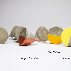 Cabinet Knobs | Concrete Knobs | Cone Knob | Concrete | Bouton De Meuble | Knobs | Möbelknauf ...