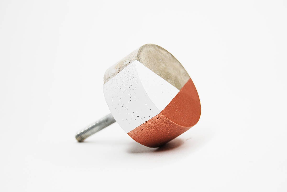 56mm Concrete Round Wall Hook. Two Colour Design. Choose From Various ...