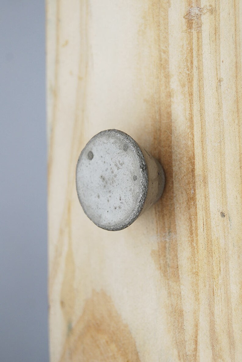 Cabinet Knobs Concrete Knobs Cone Knob Concrete Bouton - Etsy