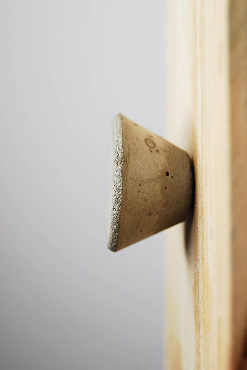 Cabinet Knobs Concrete Knobs Cone Knob Concrete Bouton - Etsy