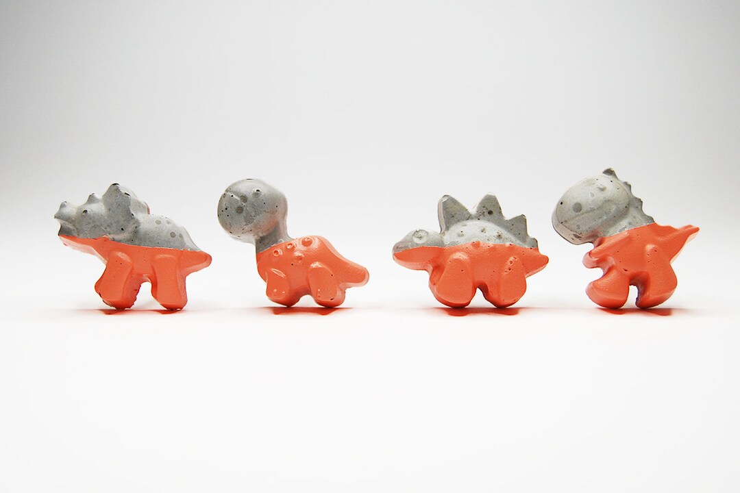 Dinosaur Knobs | Dinosaur Furniture Knobs | Concrete Knob | Dinosaur ...