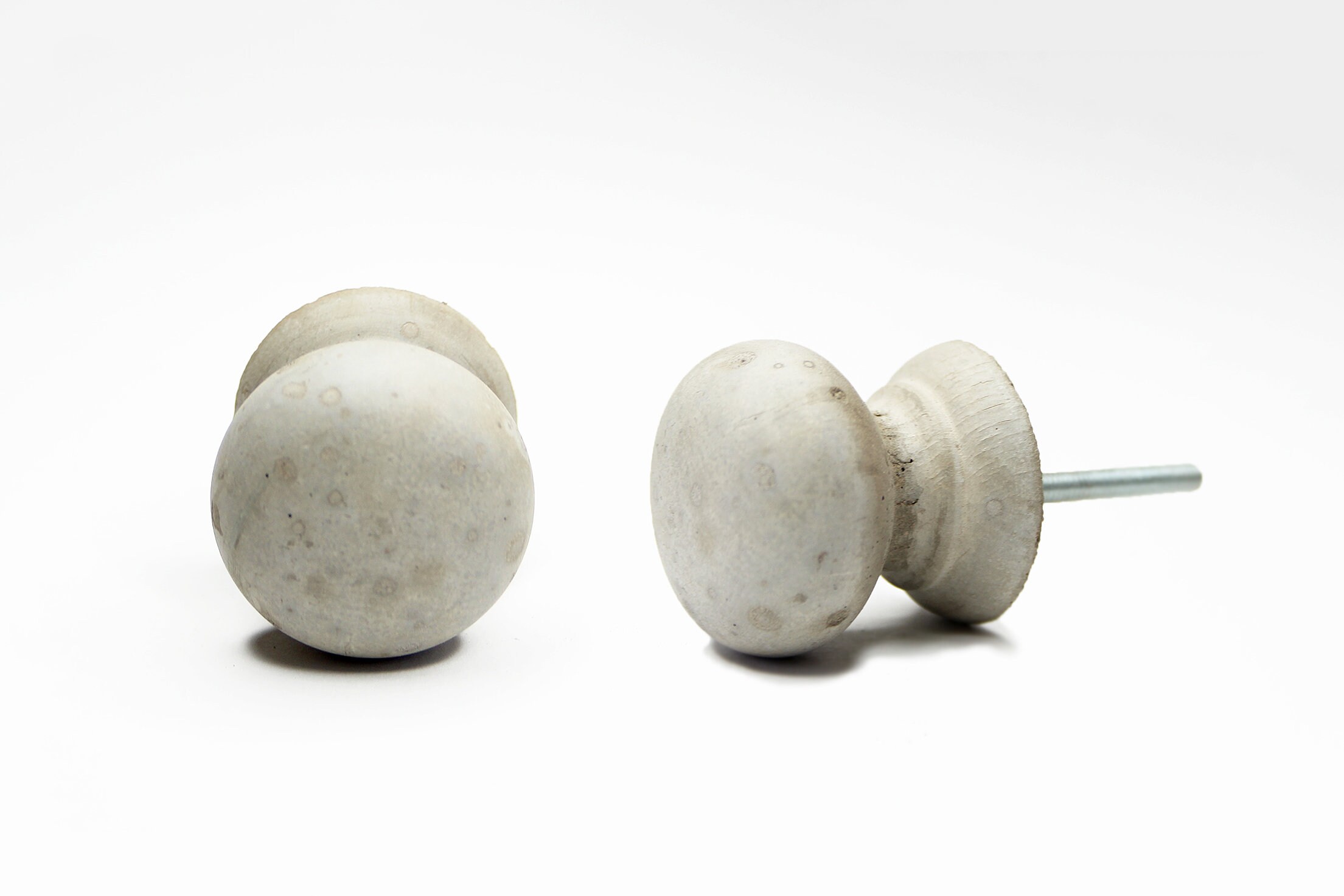 Traditional Knob Concrete Knob Cabinet Knobs Mid Century - Etsy Singapore