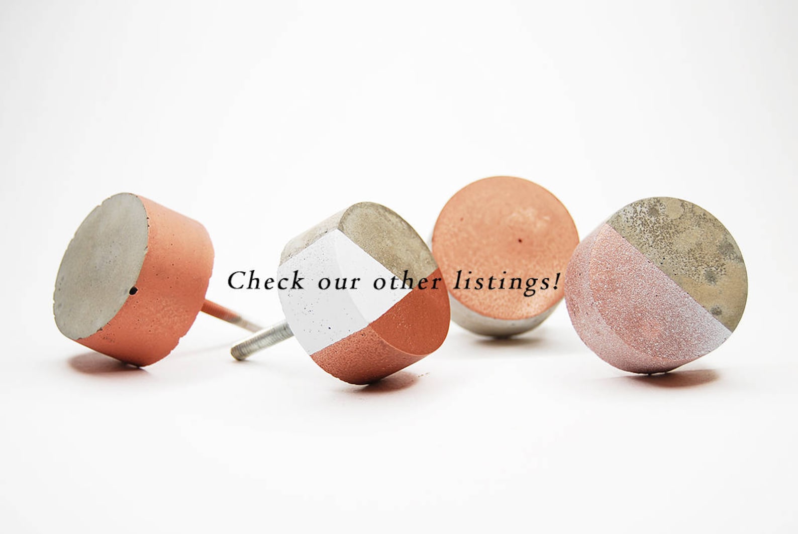 Concrete Knobs Gold Cabinet Knobs Copper Cabinet Knobs - Etsy