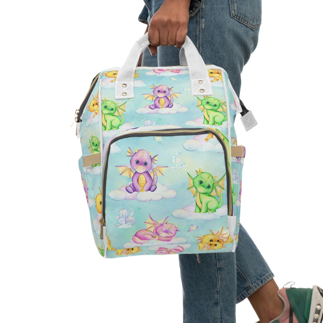 Dragon Diaper Bagdiaper Backpacktoddler Backpackbaby Shower - Etsy