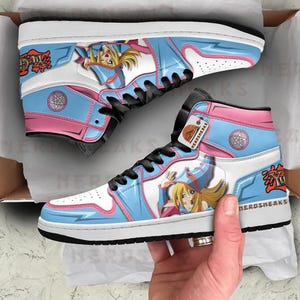 Dark Magician Girl Anime Shoes Custom Sneakers - Etsy