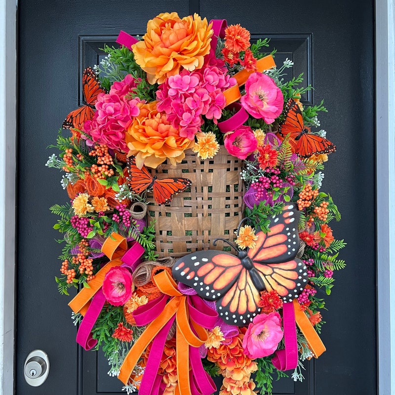 Butterfly Wreath - Etsy