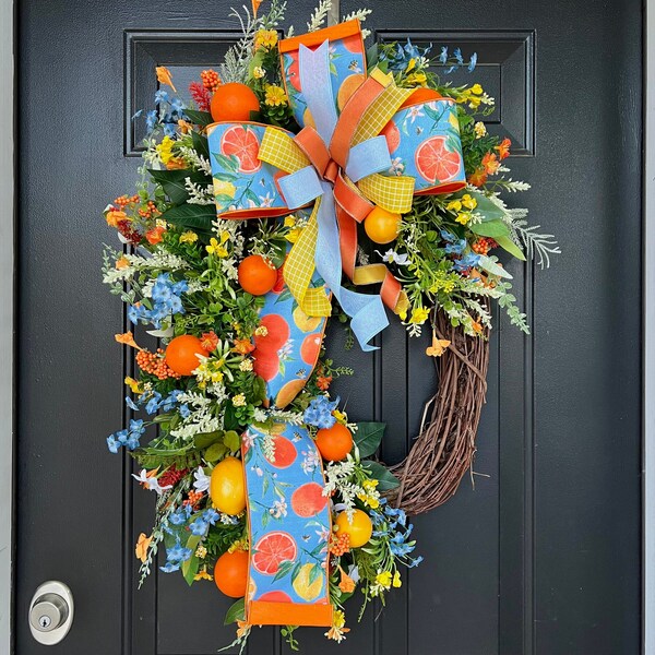 Citrus Wreath - Etsy