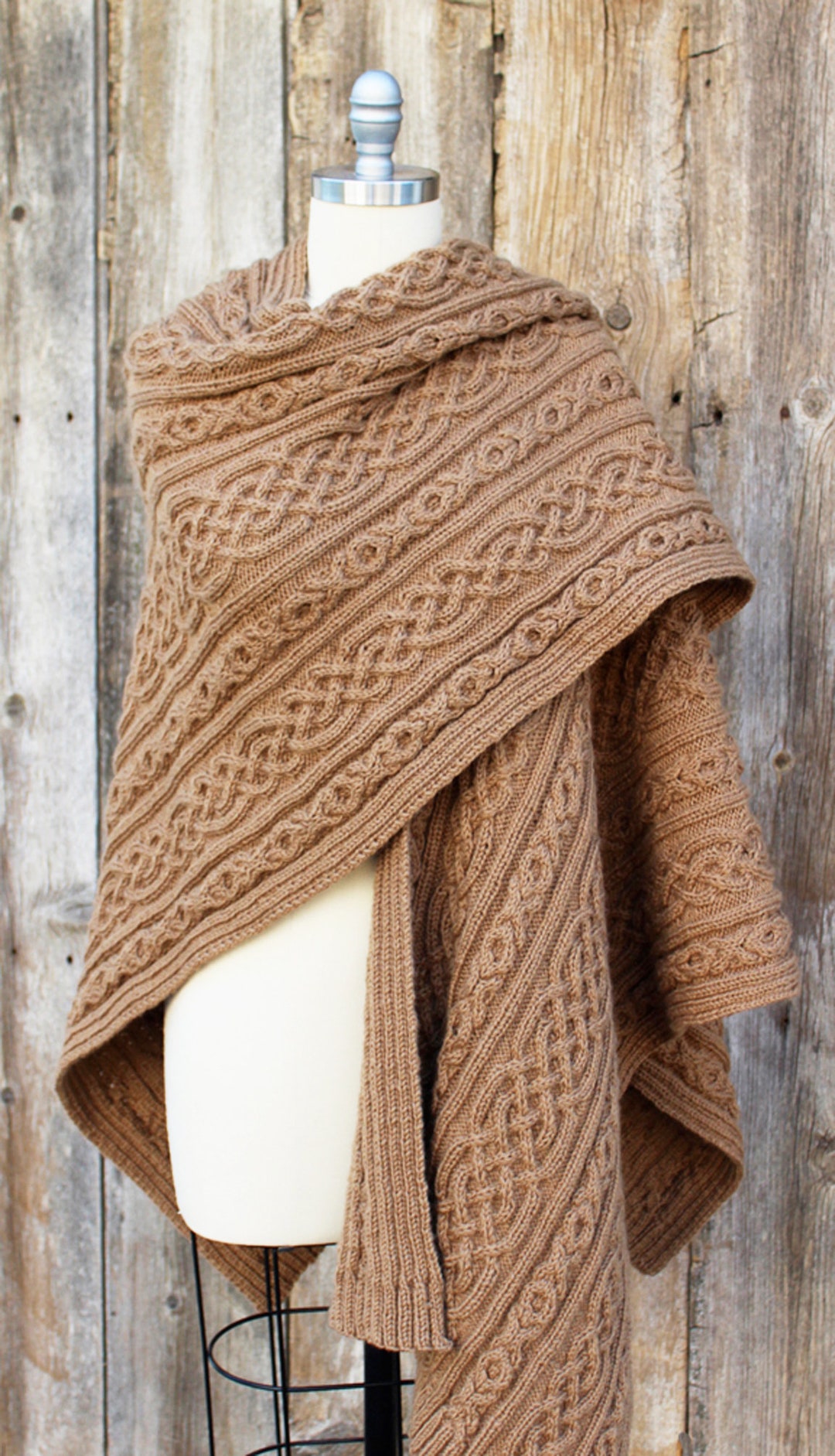 Celtic Wrap Knitting Knitting Pattern - Etsy