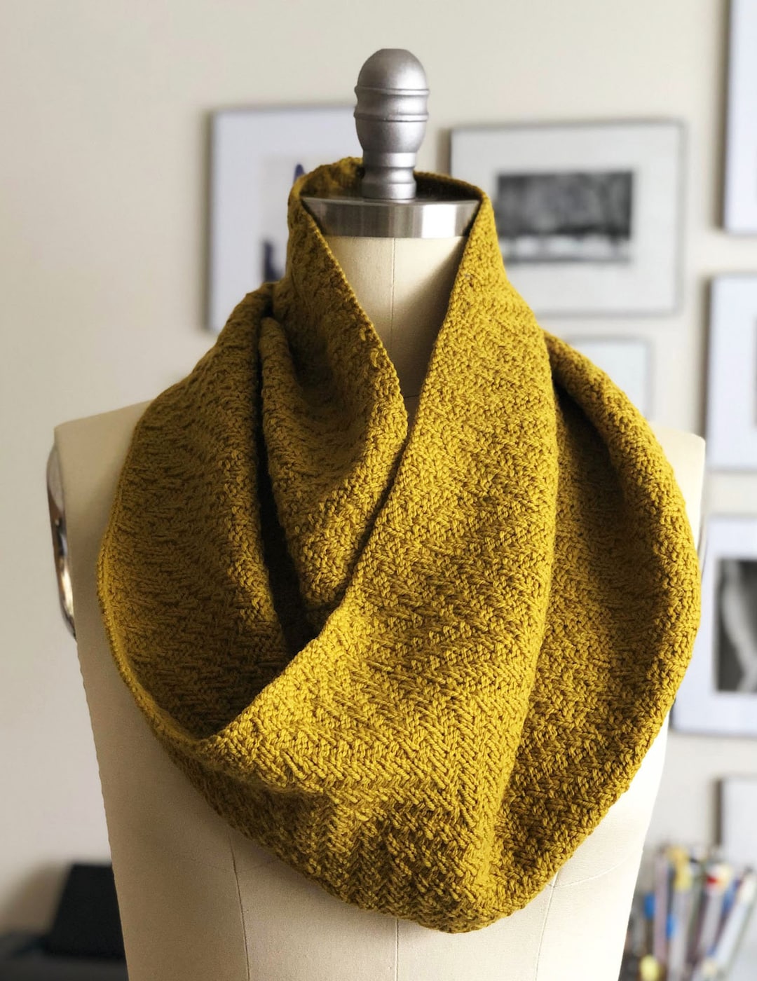 Crossover Cowl Knitting Pattern - Etsy