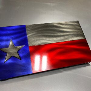 Texas Metal Flag Distressed Metal Texas Flag Battle Worn Texan Flag - Etsy