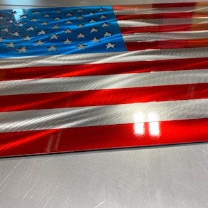 American Flag, Metal Flag, Steel Flag, America Flag, Patriotic Metal ...