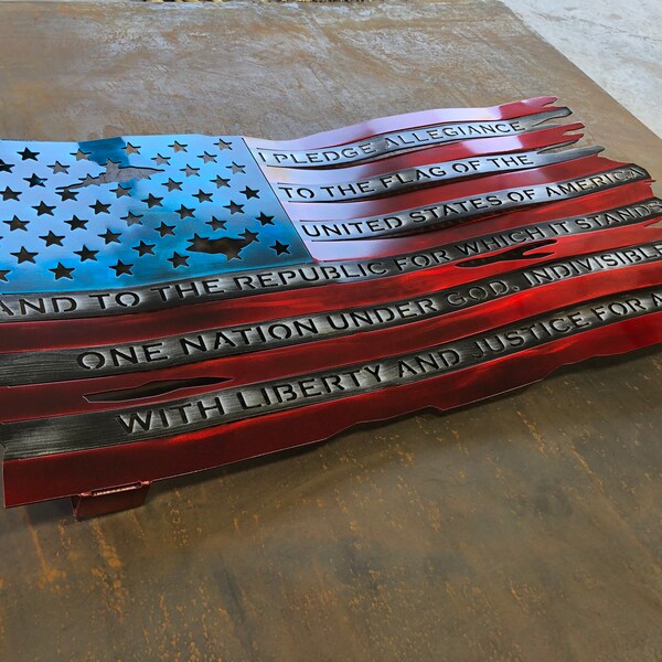 Metal American Flag - Etsy