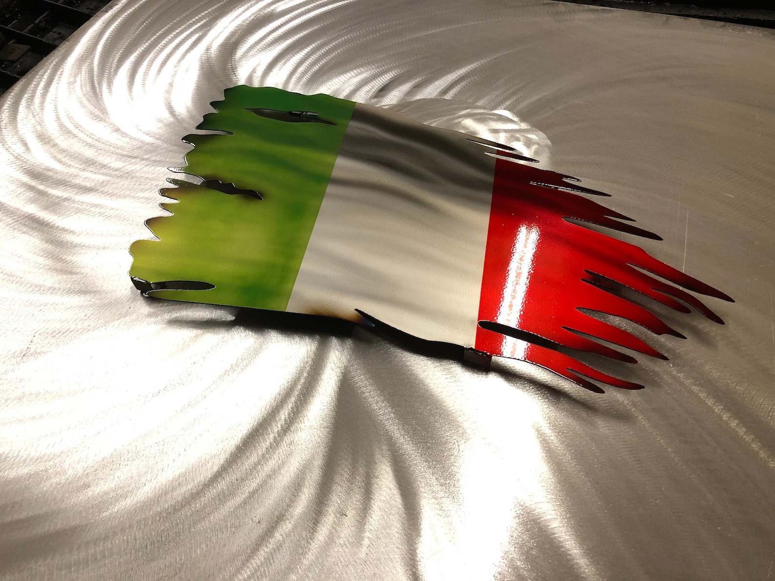 Flag of Italy / Metal Flag / Italian Flag Wall Hanging | Etsy