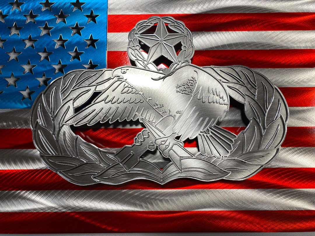 United States Air Force Maintenance Badge Flag Flags Military Flags ...