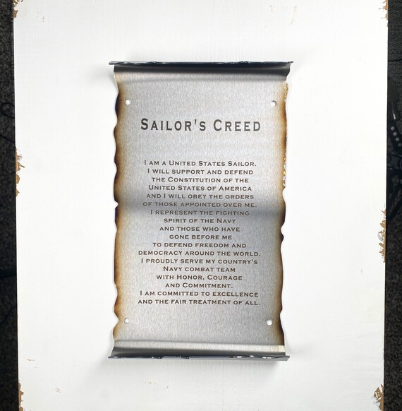Sailors Creed Poster