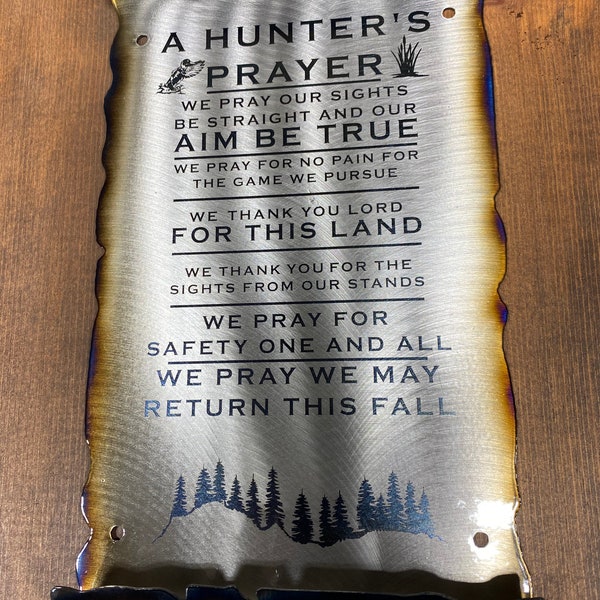 Hunters Prayer - Etsy