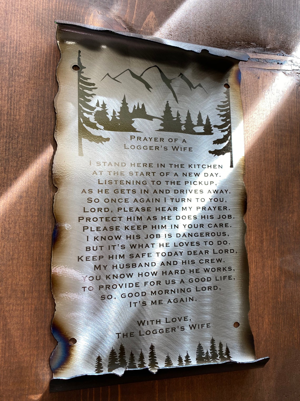 Loggers Wife Prayer Logger Life Logger Gift Ideas - Etsy