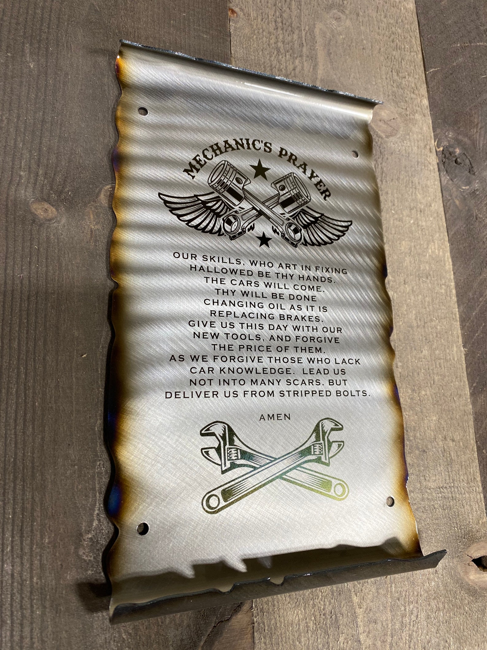 Mechanics Prayer Gift for Mechanics Shade Tree Mechanic - Etsy