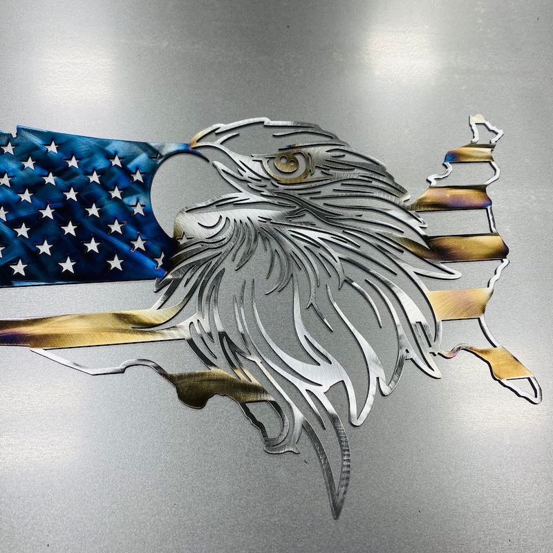 Rustic Metal Flag - Etsy