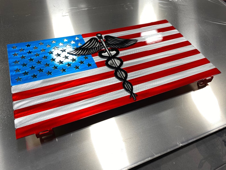 Nurse American Flag, Nurse Metal Flag, Gifts for Nurses, Icu Nurses ...