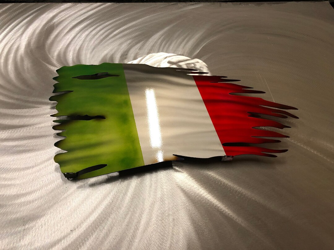 Flag of Italy / Metal Flag / Italian Flag Wall Hanging - Etsy