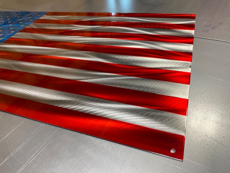 American Flag Metal Flag Steel Flag America Flag Patriotic - Etsy
