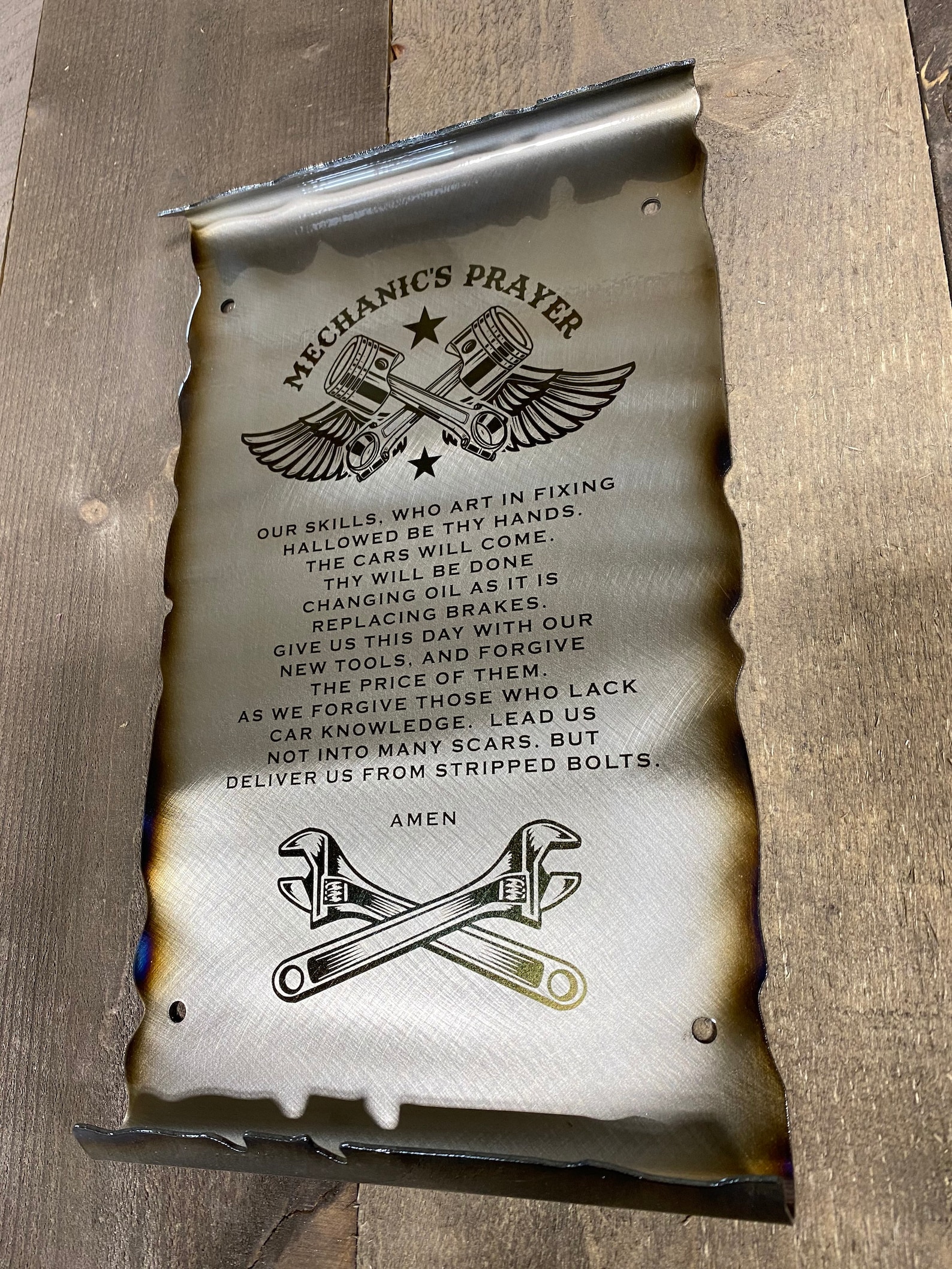 Mechanics Prayer Gift for Mechanics Shade Tree Mechanic - Etsy