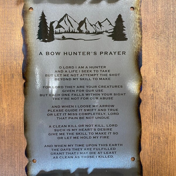 Hunters Prayer - Etsy