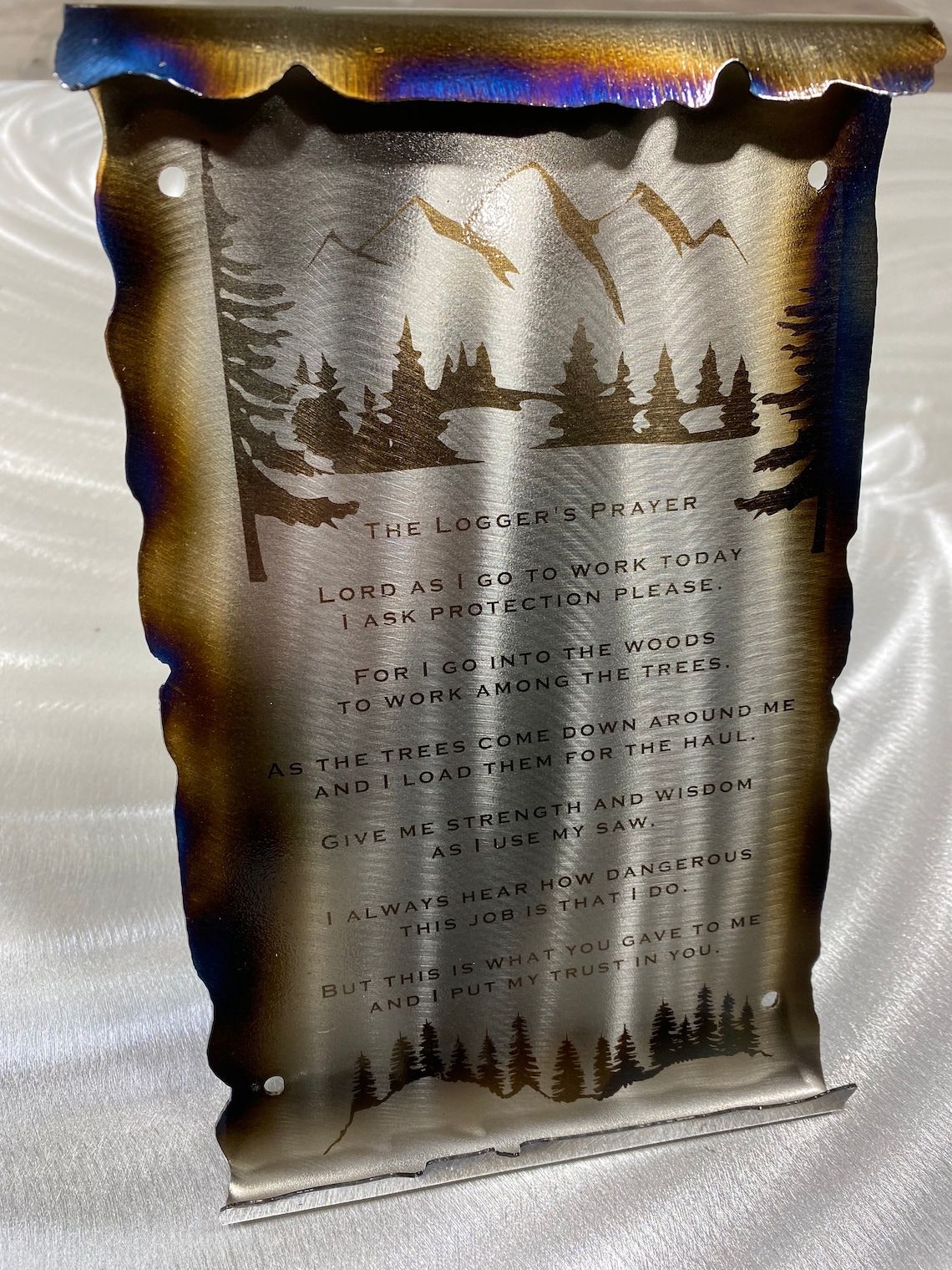 Loggers Prayer Gift for Loggers Pacific Northwest Gifts - Etsy