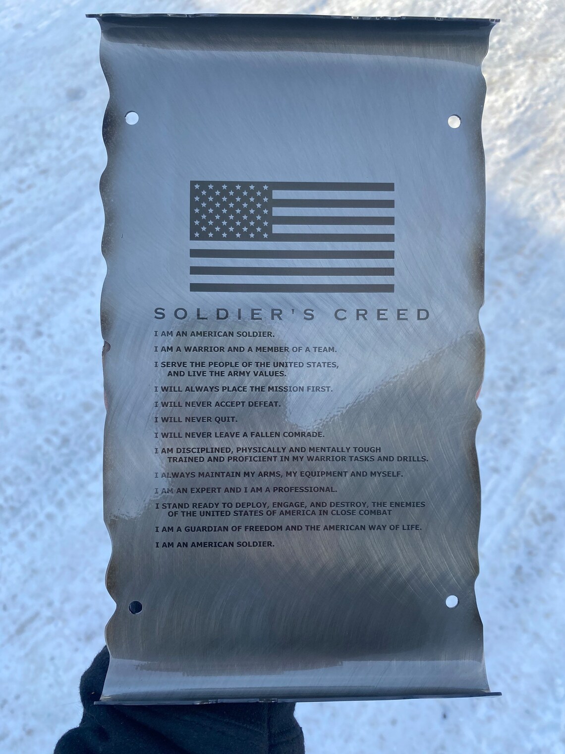 Soldiers Creed, Army Soldier Creed, Army, Gift for Army Soldier - Etsy