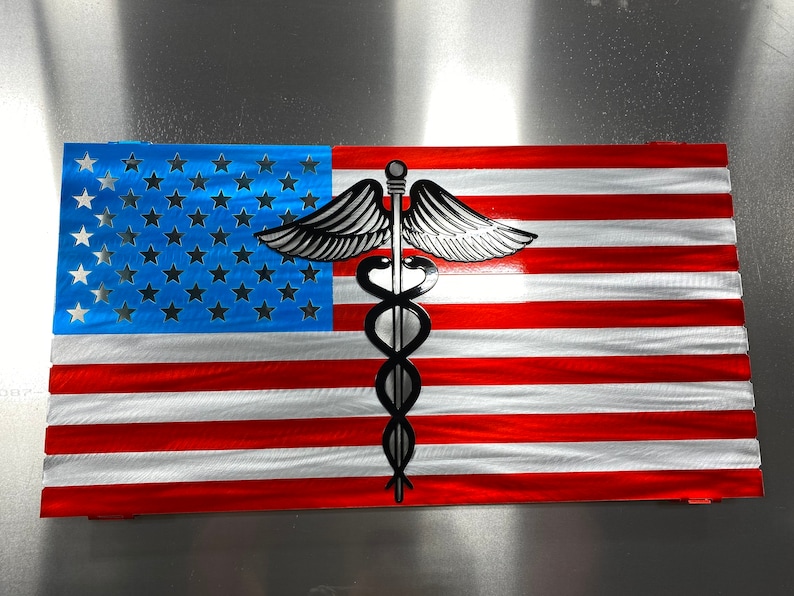 Nurse American Flag, Nurse Metal Flag, Gifts for Nurses, Icu Nurses ...