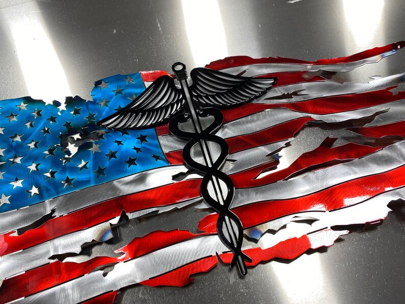 Nurse American Flag Nurse Metal Flag Gifts for Nurses Icu - Etsy