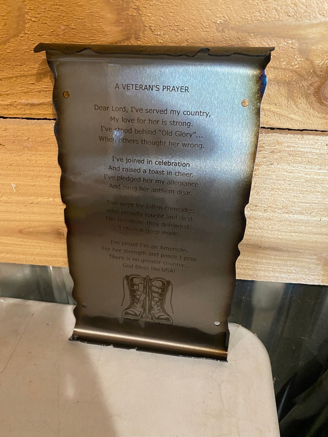 Veteran Gift, A Veteran’s Prayer, Fourth of July, Memorial Day, Patriot ...