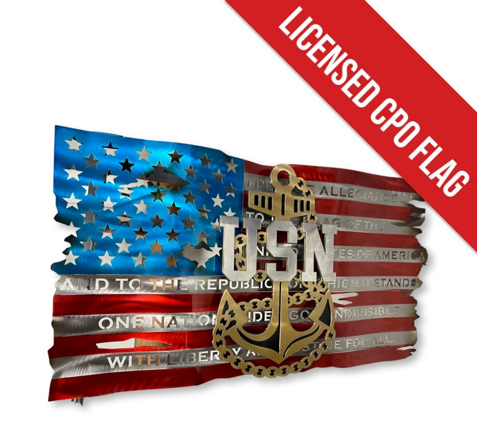 Officially Licensed Navy Chief American Flag - Etsy